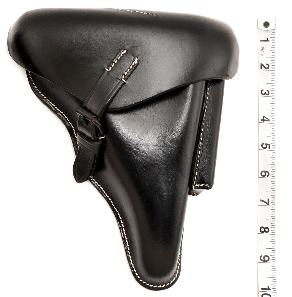 WW2 GERMAN P08 LUGER HOLSTER WW2 marked GEBRUDER KLINGE DRESDEN 1939 ...