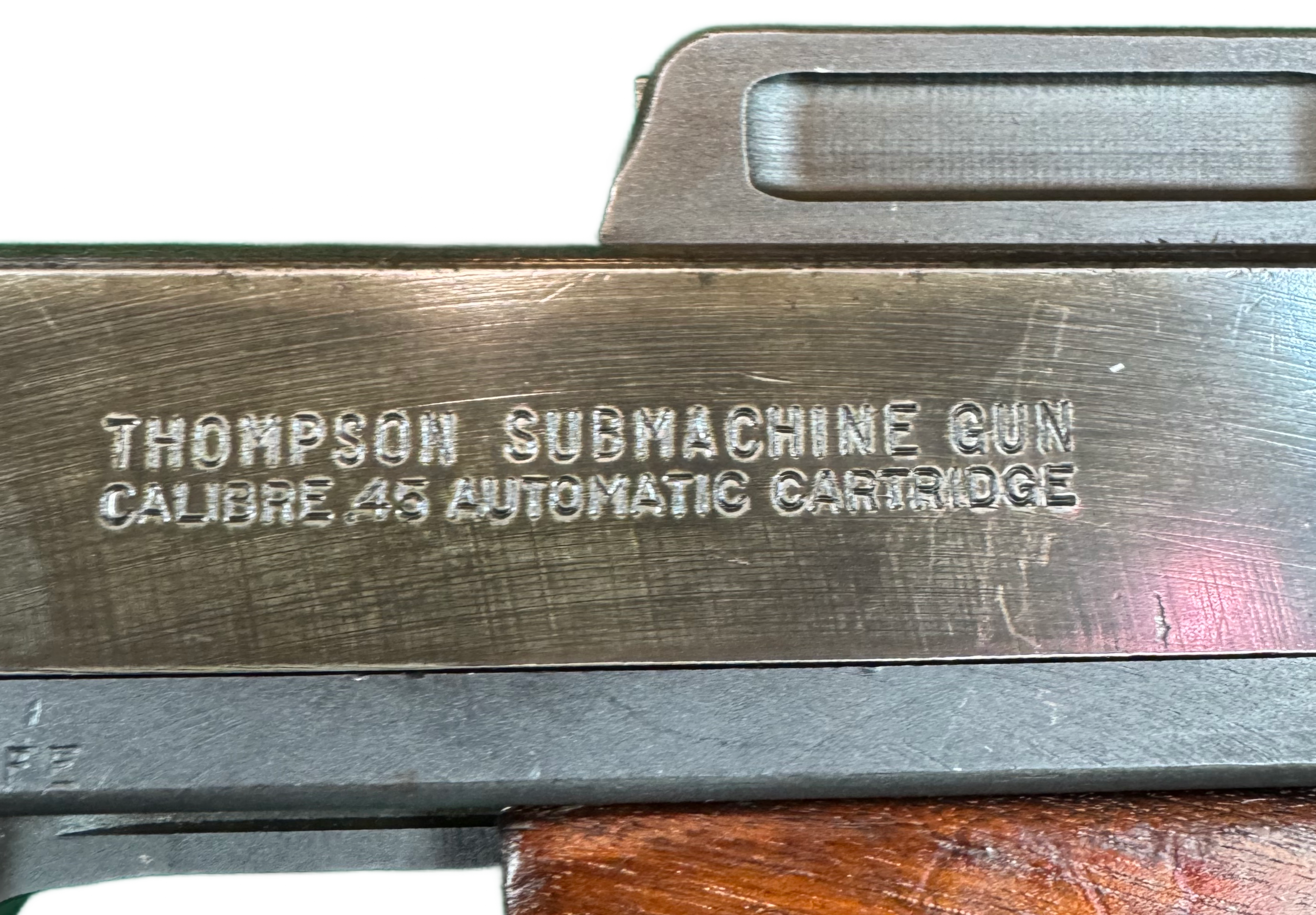 WW2 Thompson 1928 commercial British Lend Lease Transferable form 4 ...